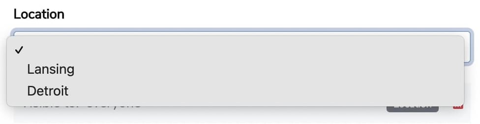 Form Field Descriptions